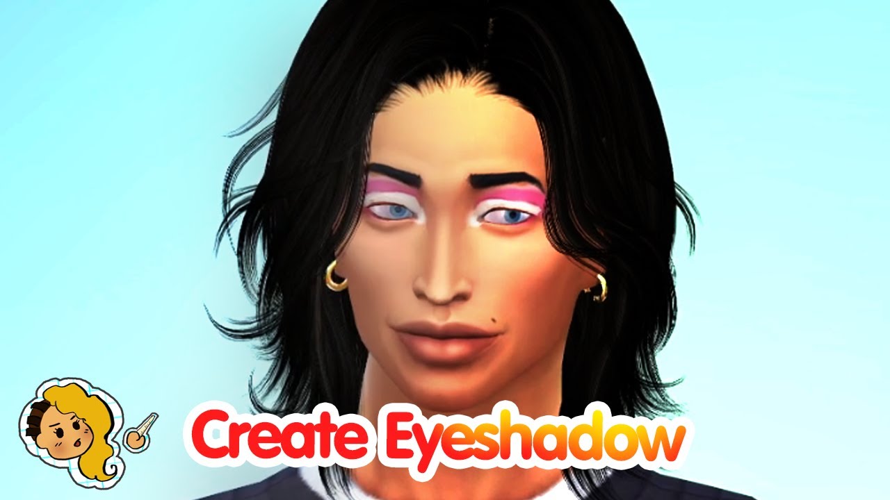 How to create Eye shadow in The Sims 4 FAST and EASY - YouTube