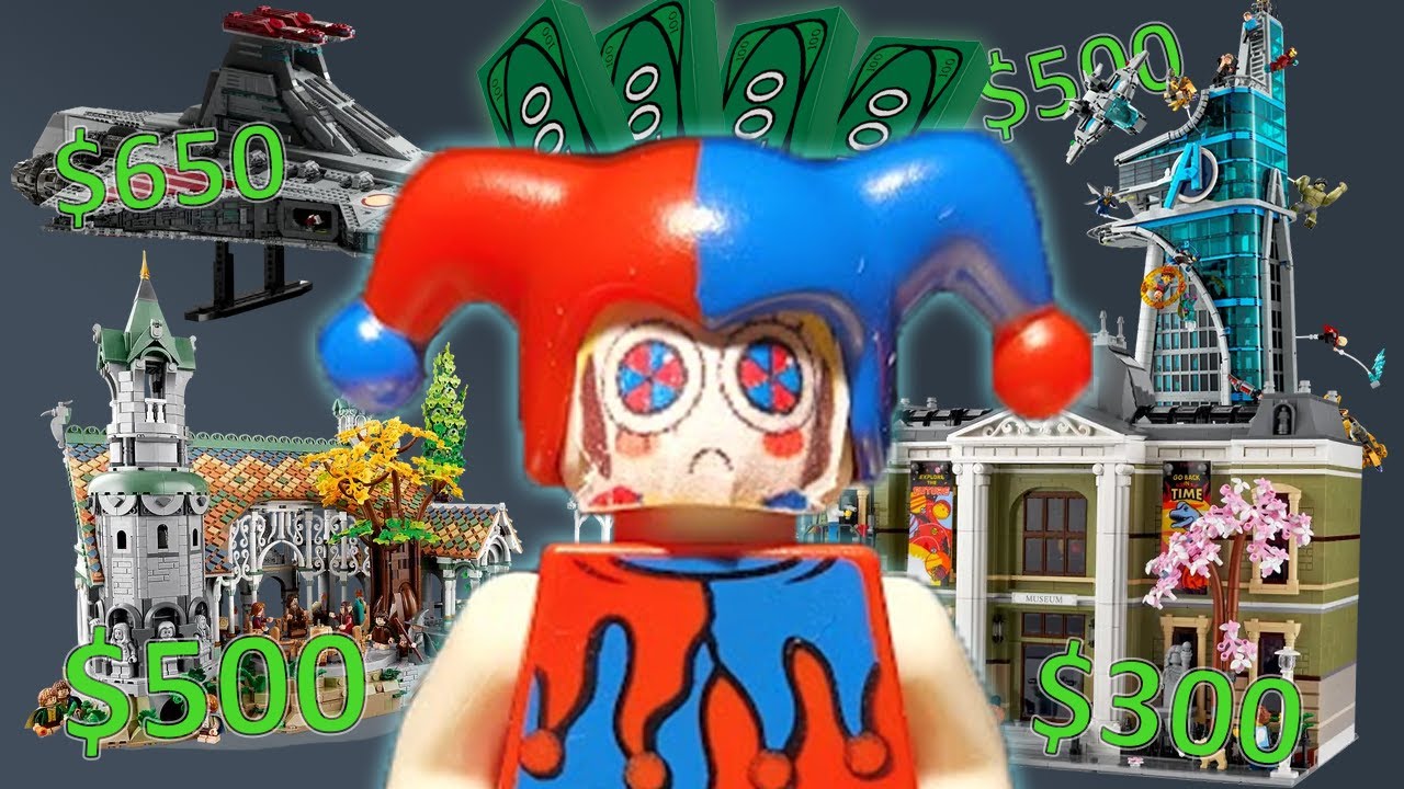 Pomni sees the recent LEGO prices - YouTube