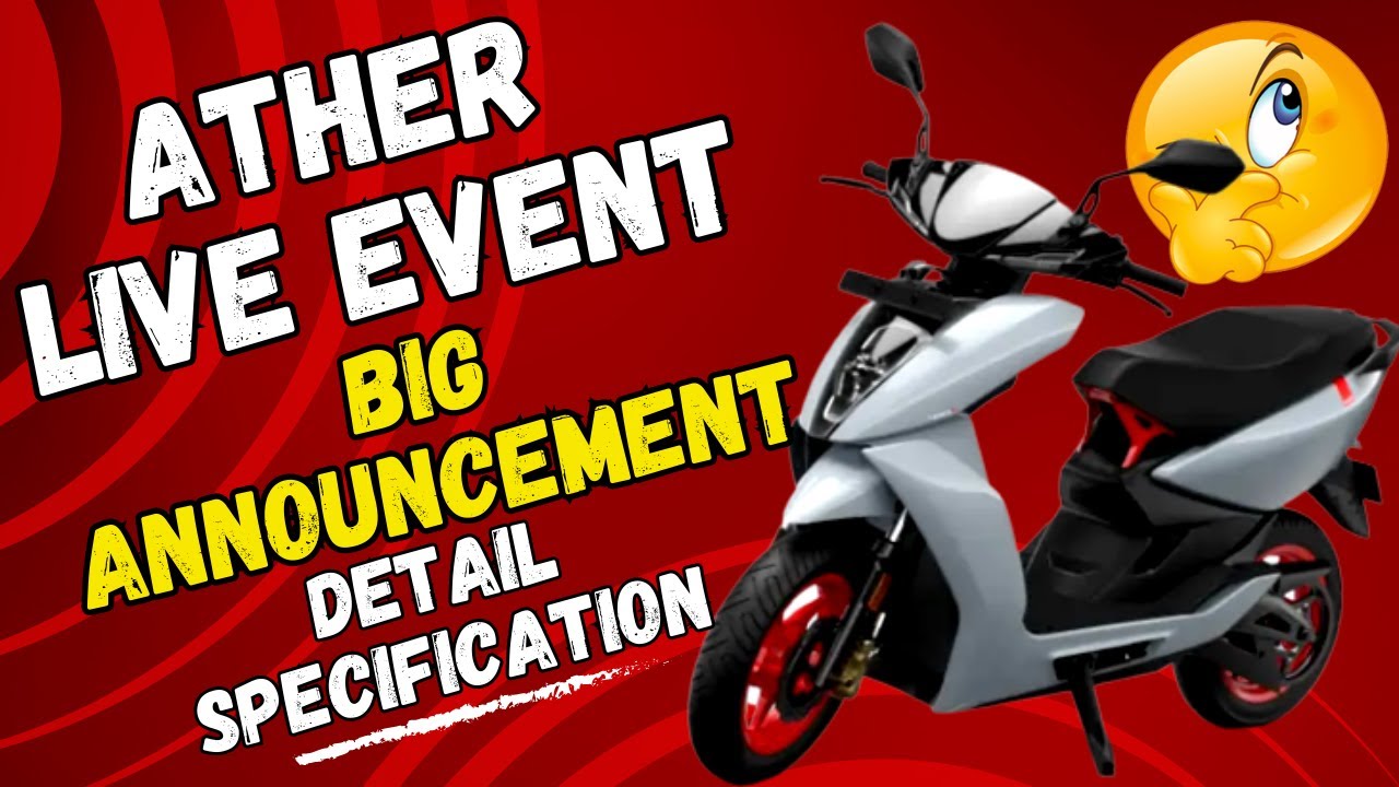 Introducing All New Ather 450X and Ather 450S electric scooter: Detail ...