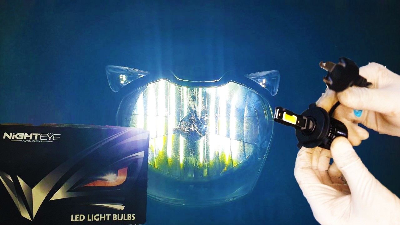 Installing Nighteye LED Lights in My Pulsar – Worth the Upgrade! - YouTube