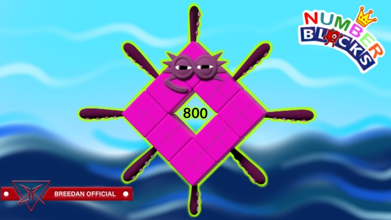 Numberblocks - Evolution Numberblocks Eight Hundred Transformed Into ...