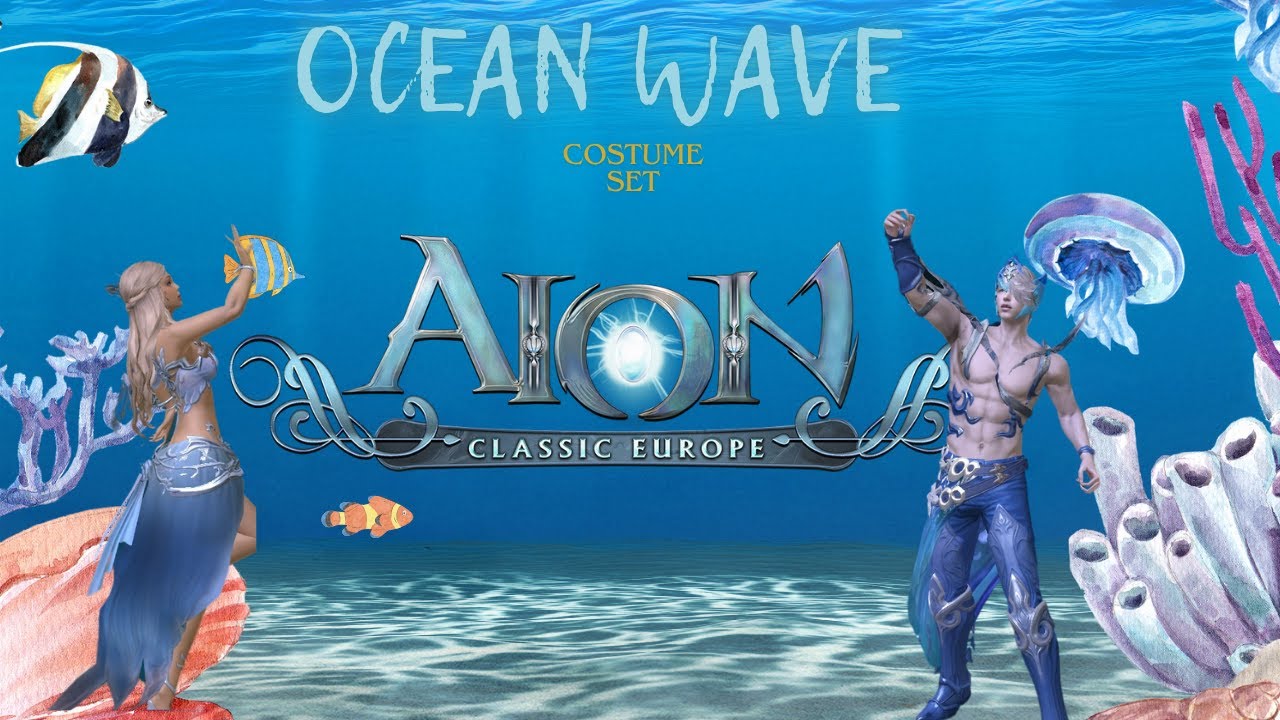 Aion Classic Europe 'Ocean wave' Costume Set-🌟Shop Update🌟 - YouTube
