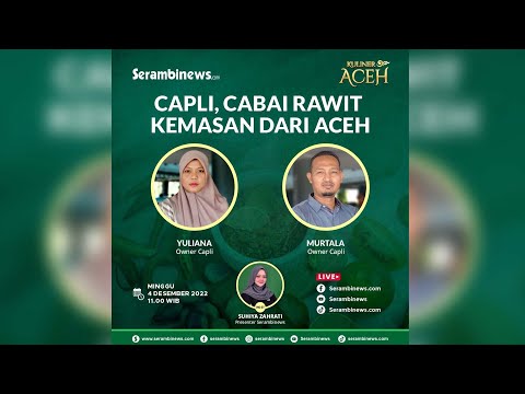 🔴CAPLI, CABAI RAWIT KEMASAN DARI ACEH - KULINER ACEH