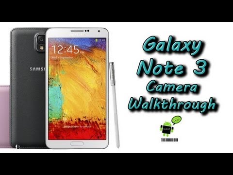 Galaxy Note 3 Camera Walkthrough - YouTube