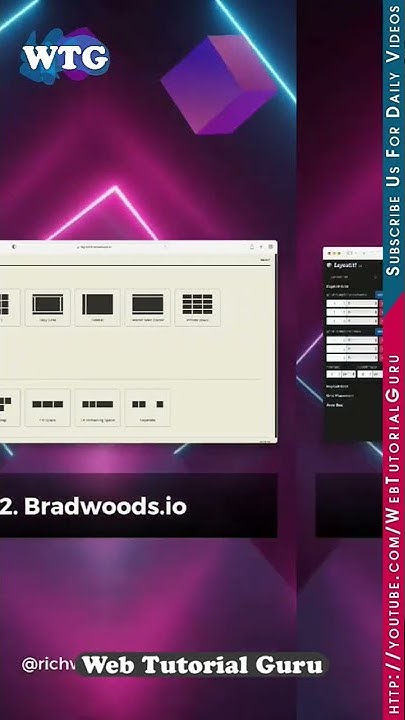 Best CSS Layout Generators #shorts #short #WebTutorialGuru #javascript #js #web #webdesign # ...