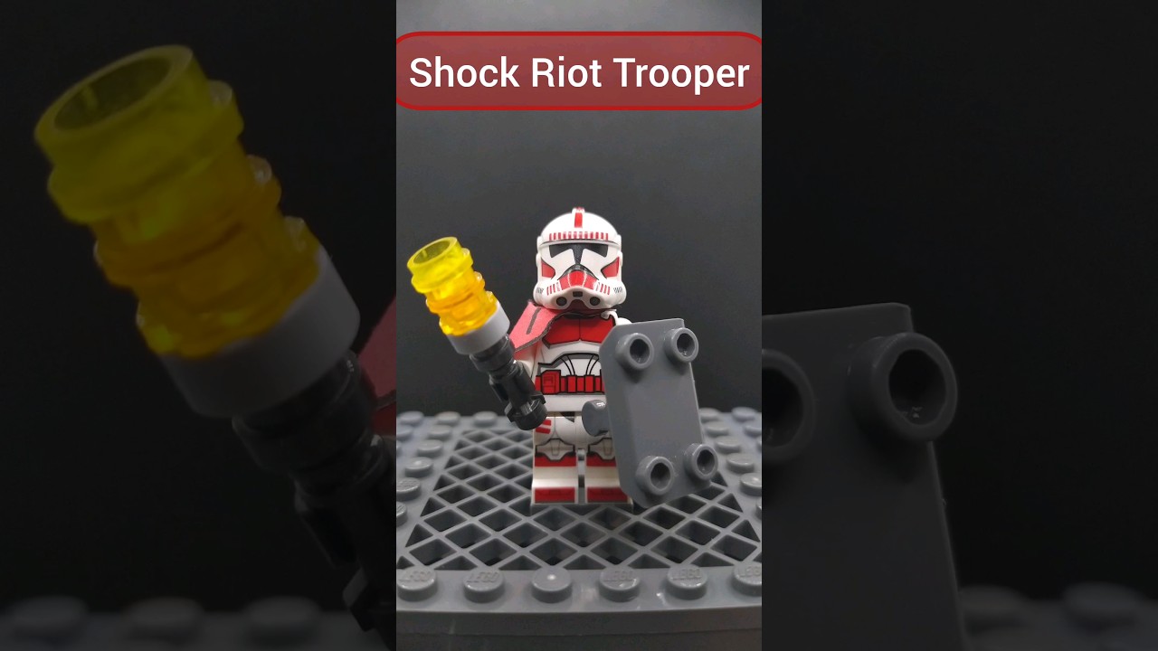 Shock Riot Trooper out of Lego #lego #clonewars #starwars #501stlegion ...