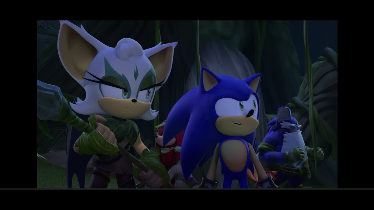 editing glitch in the new sonic prime (i muted the audio cause i slowed ...