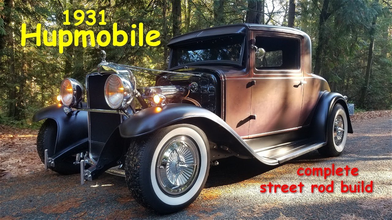 1931 Hupmobile , complete street rod build - YouTube