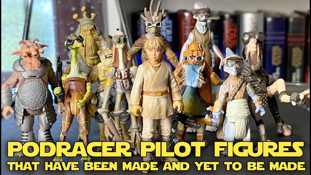 PODRACER PILOT FIGURES (That have been made and yet to be made) - YouTube