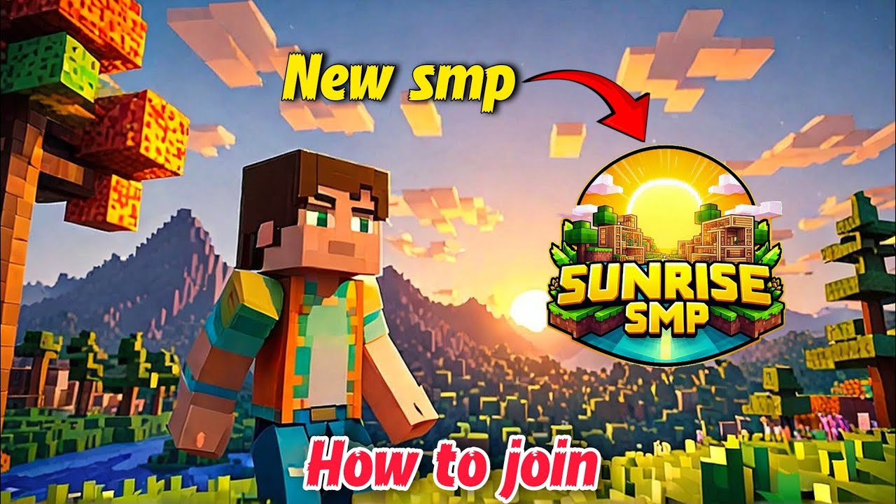 WAKE UP to a NEW Sunrise SMP START in Minecraft! - YouTube