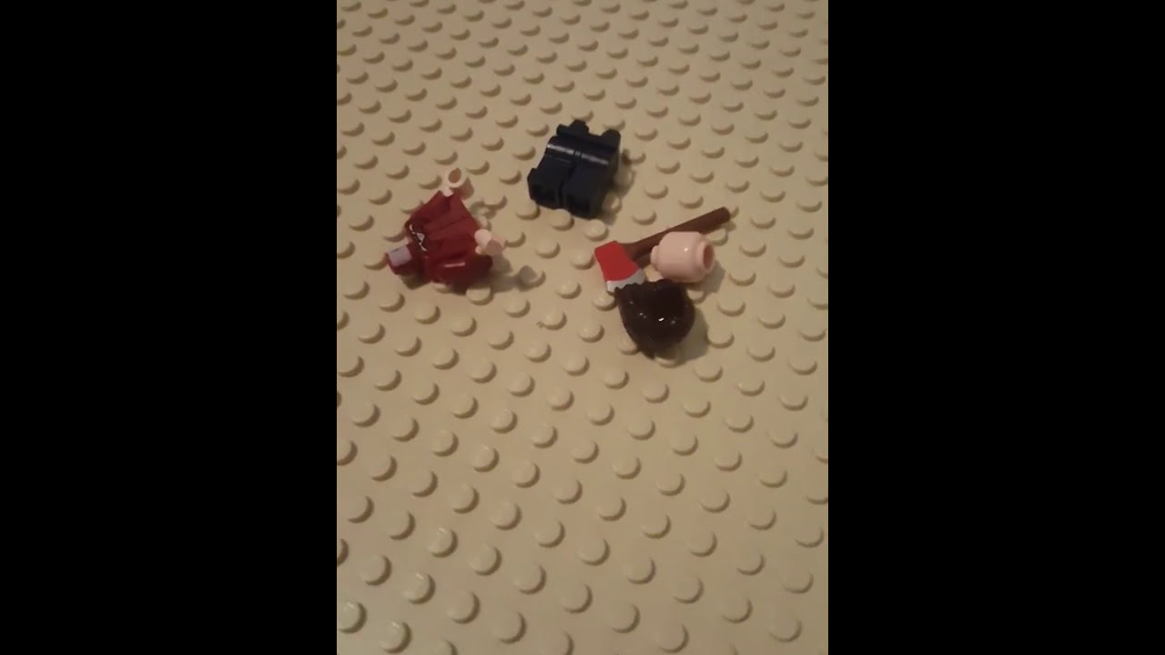 Unwrapping custom lego minifigure Jack Torrance from The Shining - YouTube