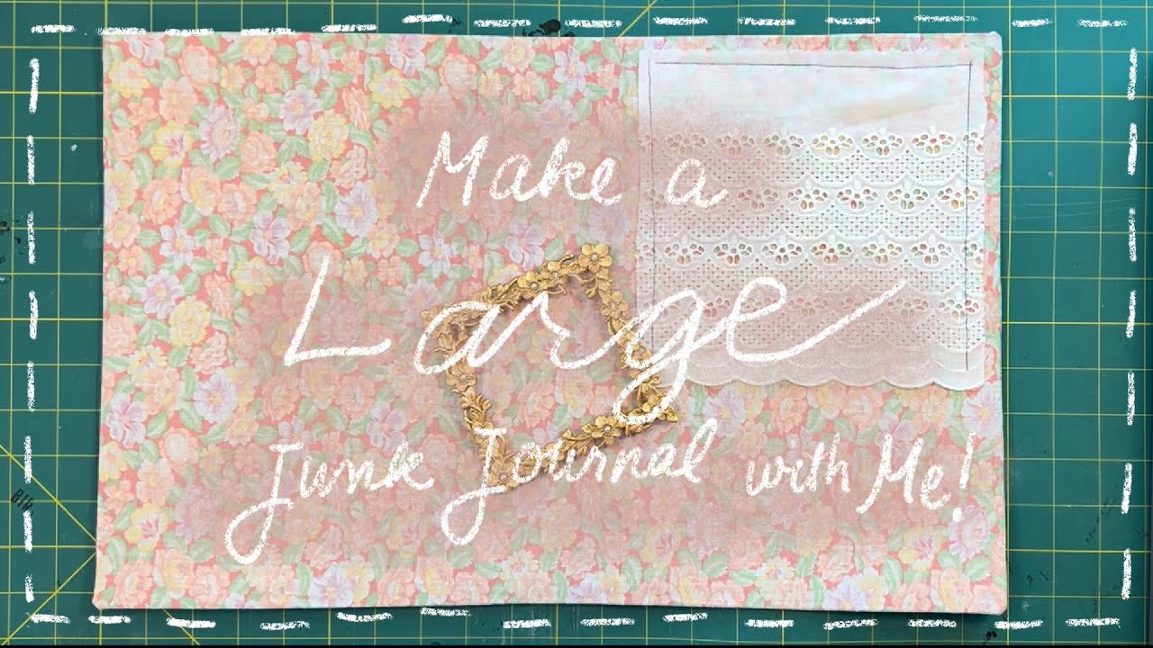How to Make a LARGE Junk Journal | Part 6 | Frankenstein Paper🧟‍♂️ ...