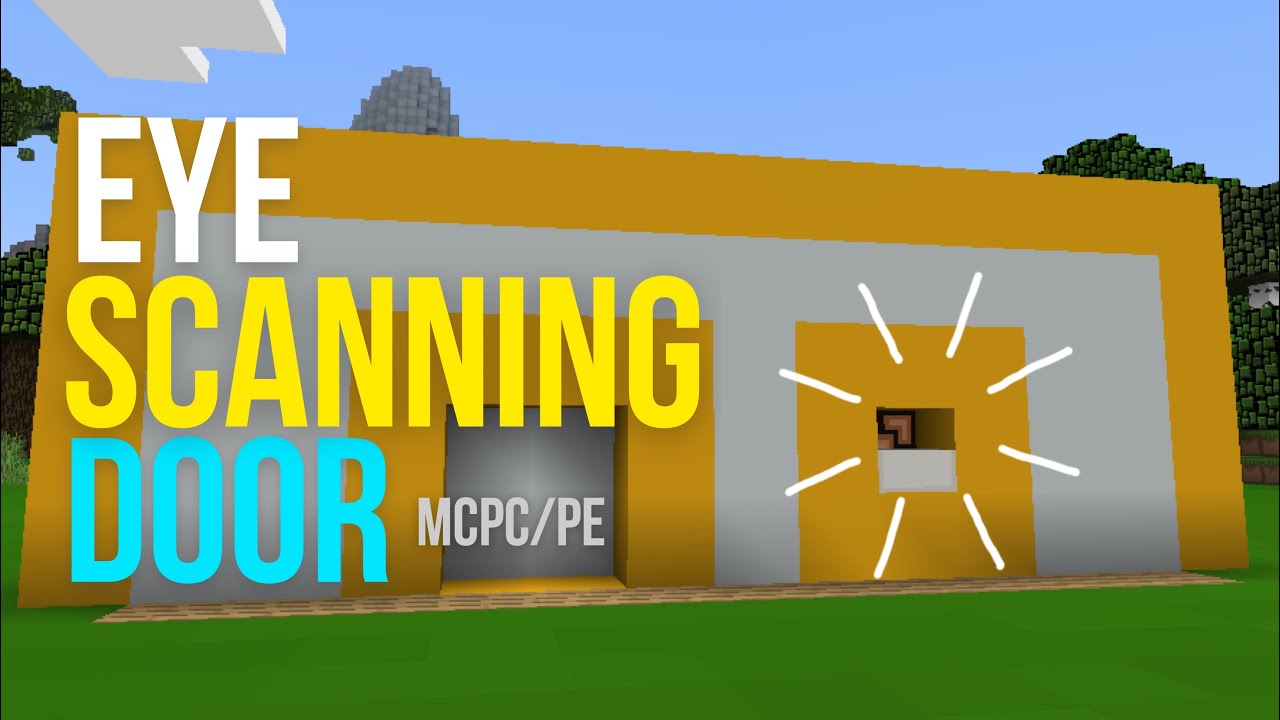 Working Eye Scanner | Minecraft PC/PE (Redstone) - YouTube