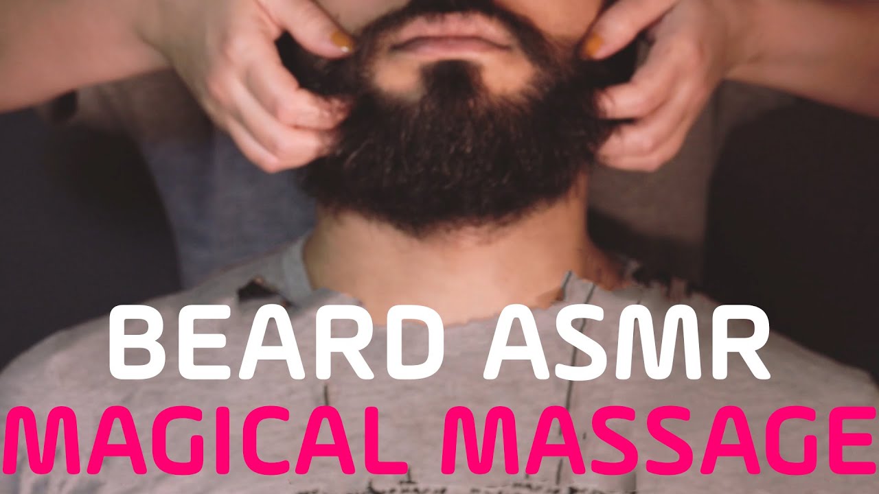 ASMR 1 Hour 🧔🏻Beard Massage Scratching, Combing, Massage & Relaxing ...