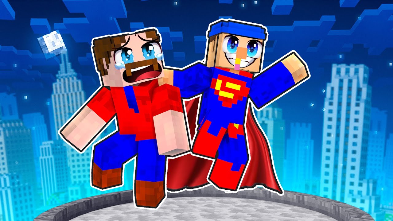 Jeffy Becomes SUPERMAN in Minecraft! - YouTube