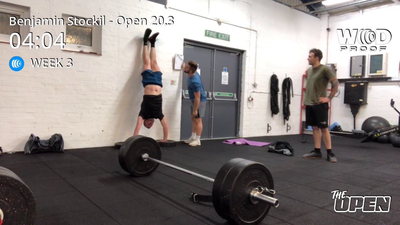 20.3 CrossFit Open Ben Stockil - YouTube