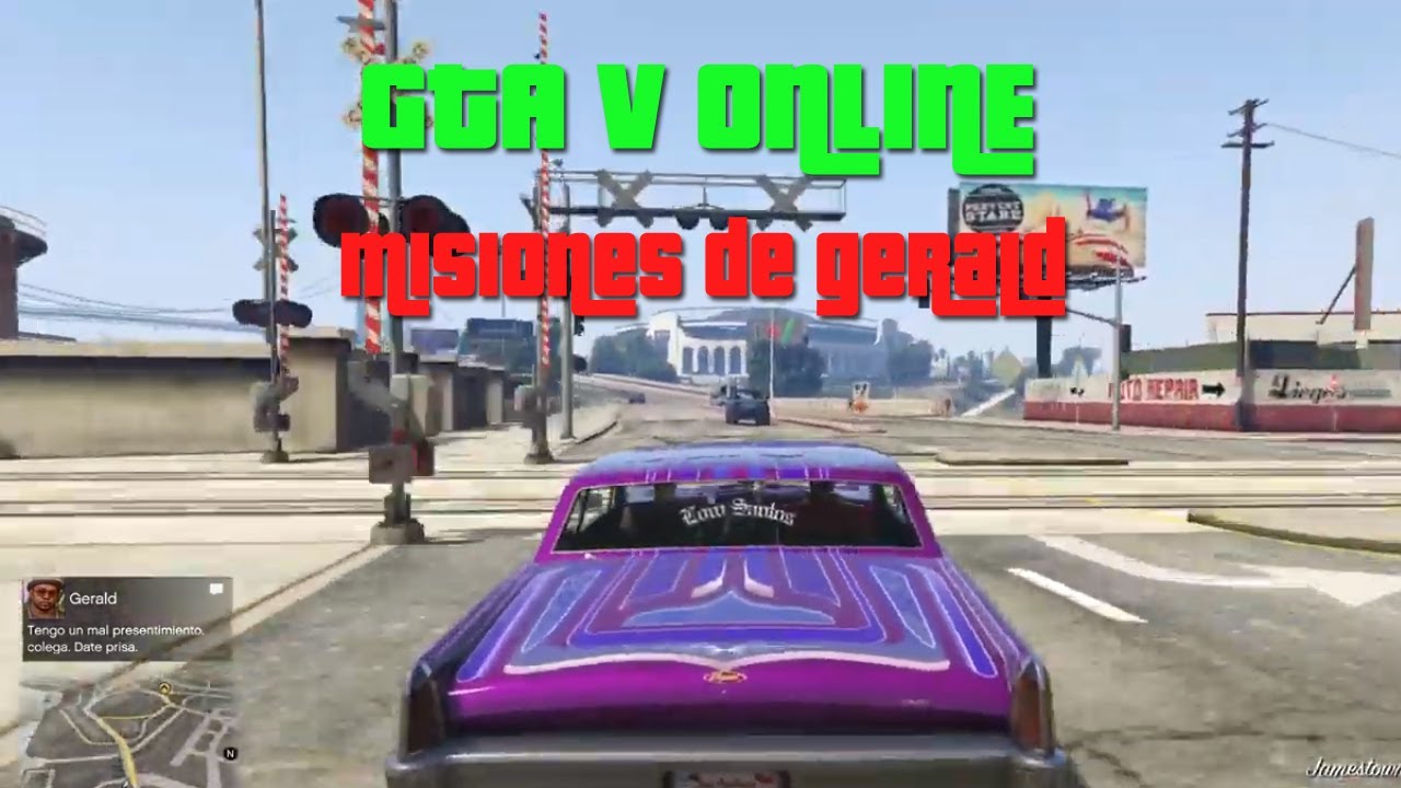 MISIONES GERALD GTA 5 ONLINE ESPAÑOL_trabajar para Gerald gta v - YouTube