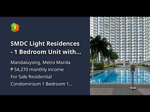 SMDC Light Residences - 1 Bedroom Unit with CLEAN TITLE - YouTube