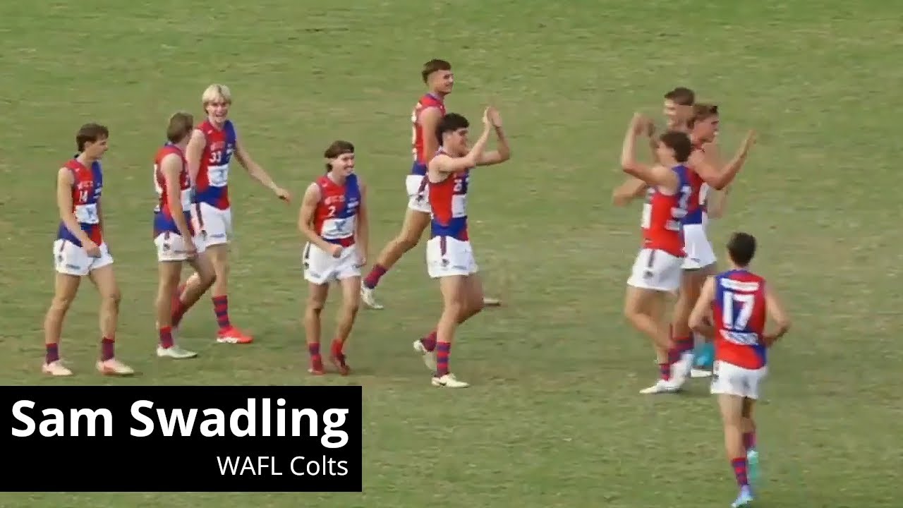 Sam Swadling - WAFL Colts Round 3 - YouTube