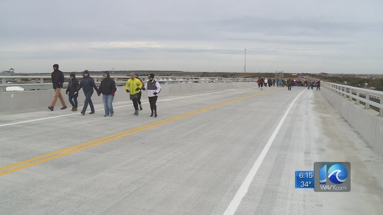 Opening celebration held for new Bonner Bridge in OBX - YouTube