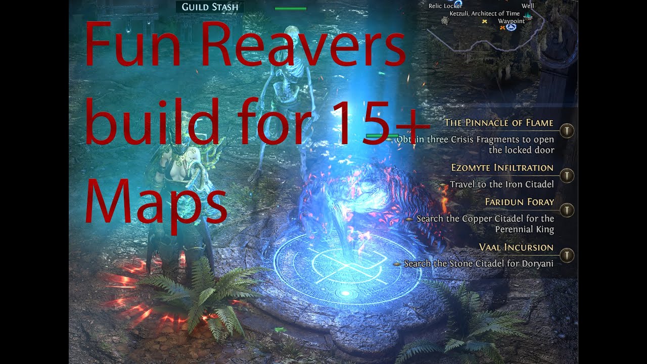 Path of Exile 2 Fun Reavers build 15+ MAps - YouTube