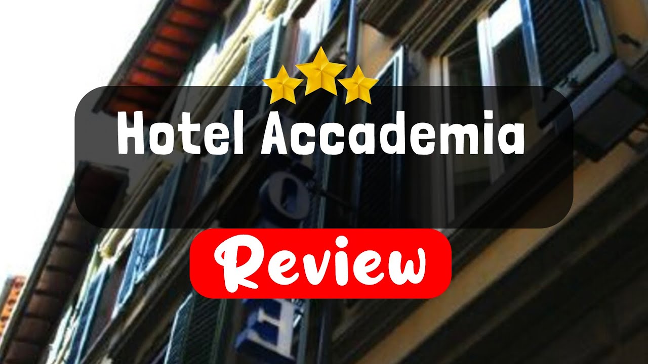 Hotel Accademia Florence Review - Should You Stay At This Hotel? - YouTube