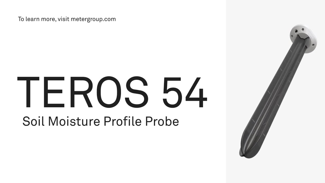 TEROS 54 Soil Moisture Profile Probe - YouTube