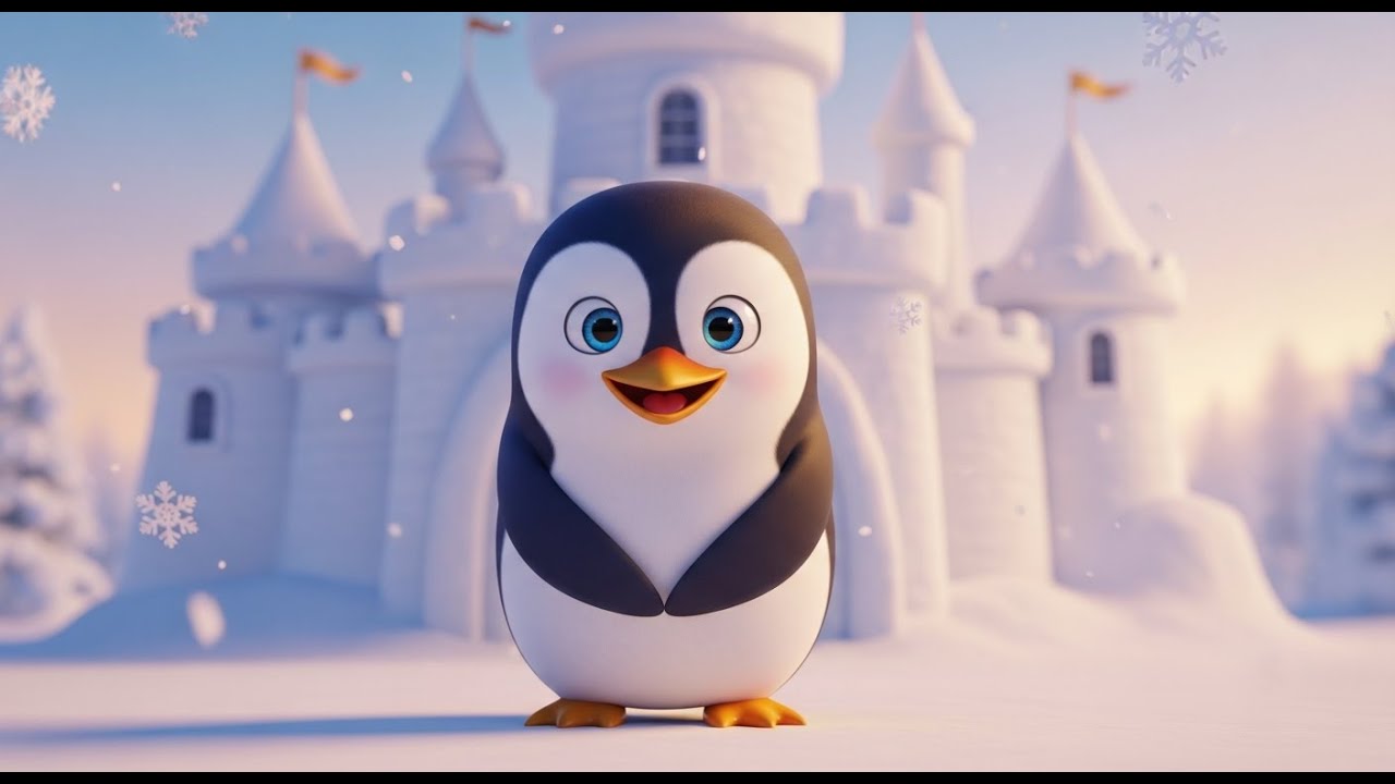 The Penguin Who Built a Castle | Nursery Rhymes and Kids Songs - YouTube
