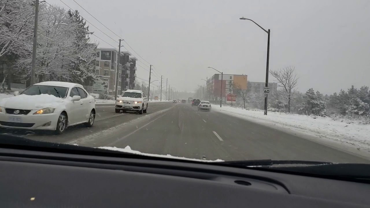 Canada Snowy Day | First Snow 2020 | Guelph, ON, Canada - YouTube