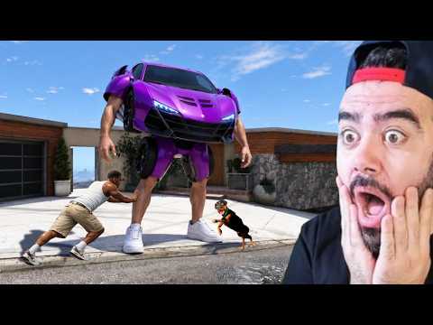 FRANKLIN YÜRÜYEN ARABAYI YAKALADI - GTA 5 MODS