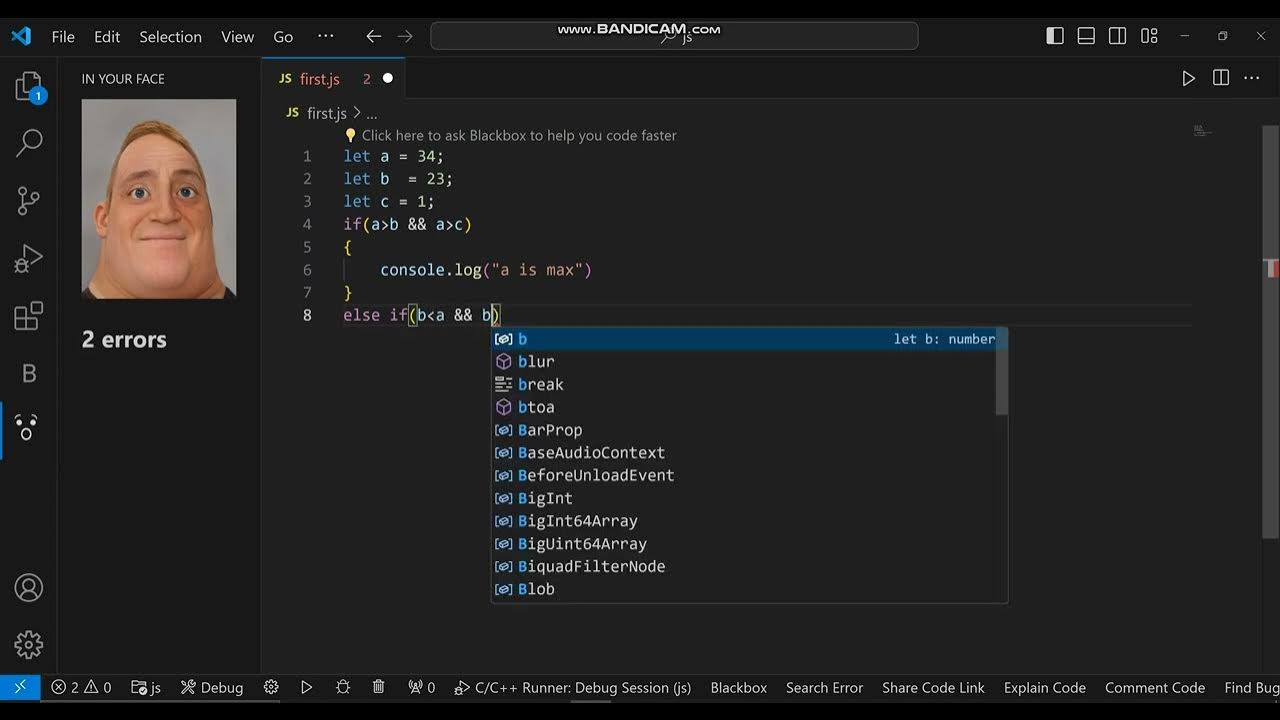 Crazy Extension Of Vs Code | If Else If Statement In Javascript | - Youtube