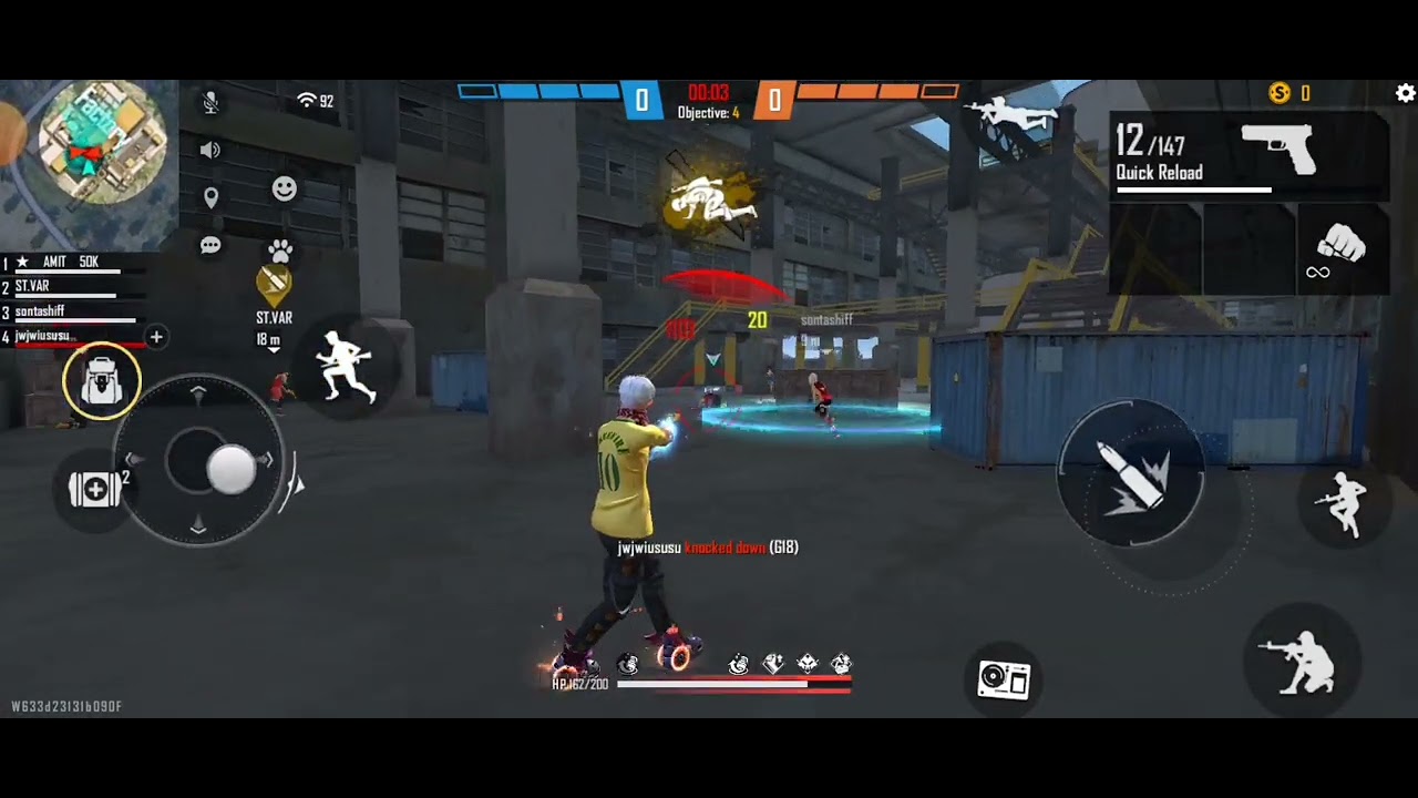 Simple🤫 mument. 1v4 only G18. clashsquie mood😨#benambadsha opp Bolte ...