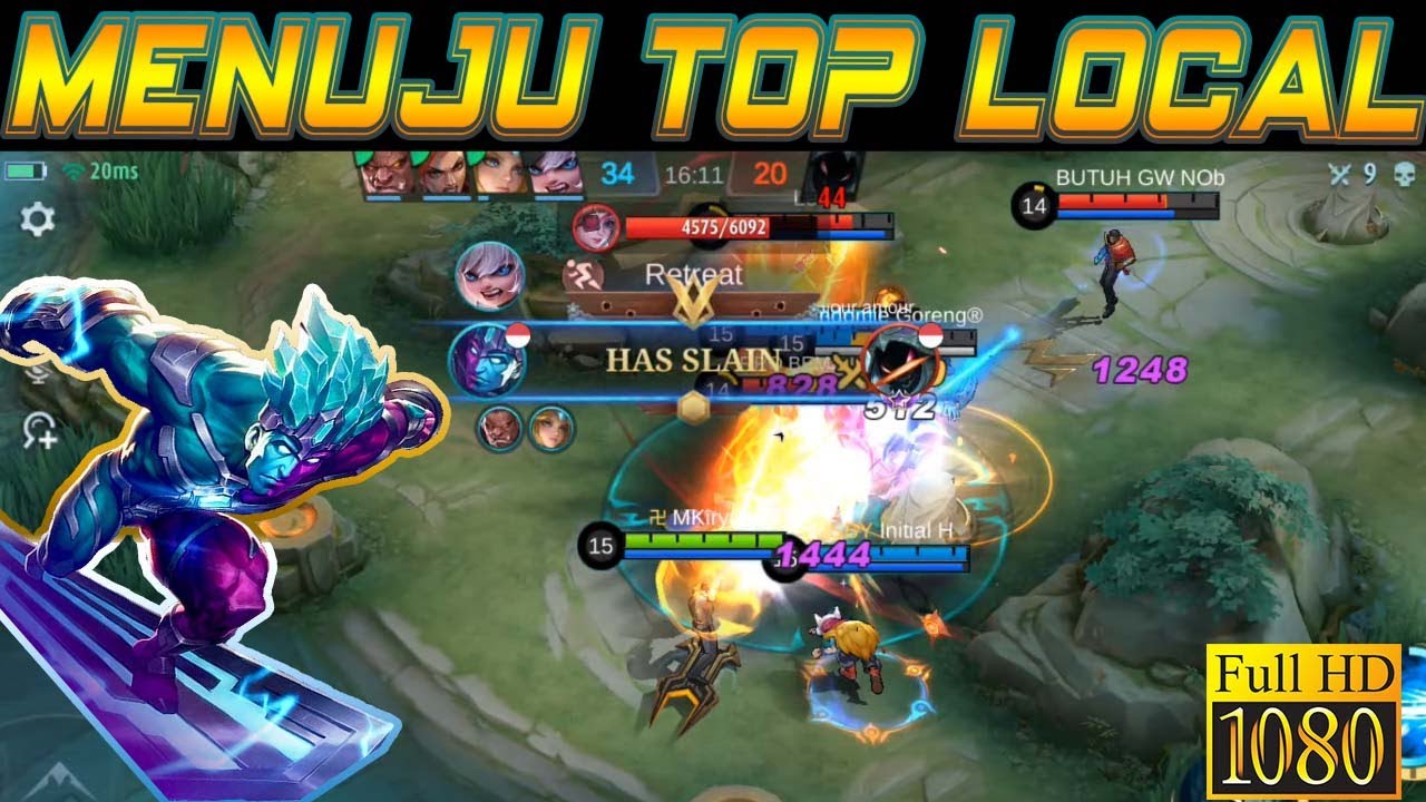 TOP LOCAL GORD - Gameplay Gord #57 - Mobile Legends: Bang Bang - YouTube