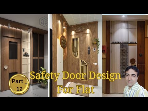 How to design safety door at home/Safety door designs for flat/safety ...