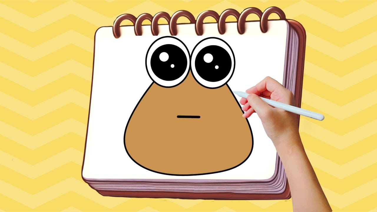 DRAW Your Own ADORABLE Little Pou! - YouTube