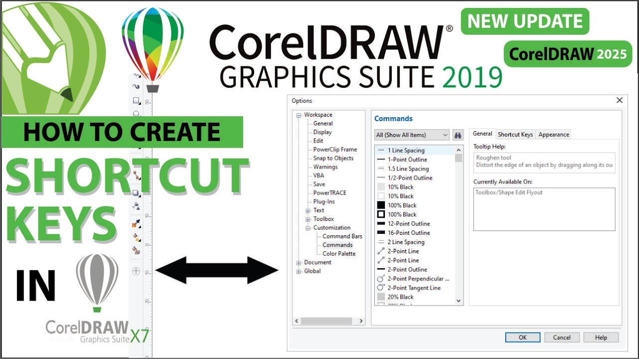 How to create Shortcuts Key in CorelDRAW 2025 | Coreldraw Shortcuts ...