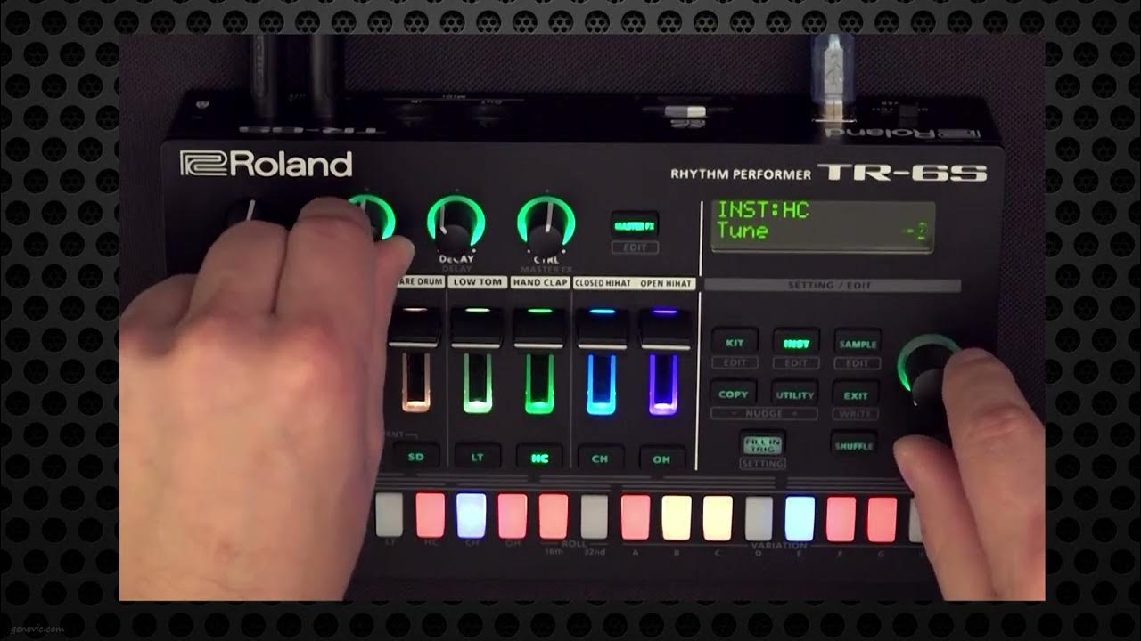 Roland TR-6S - Factory Patterns Jamming (Sounds Only) - YouTube