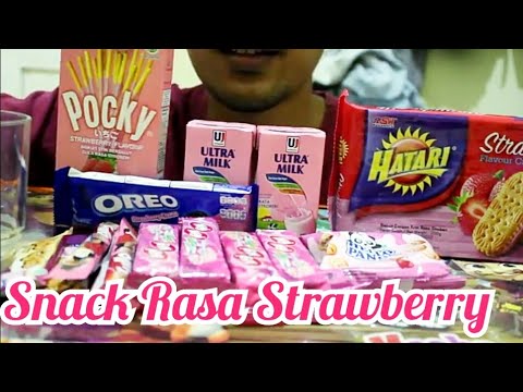 SNACK RASA STRAWBERRY | ASMR INDONESIA - YouTube