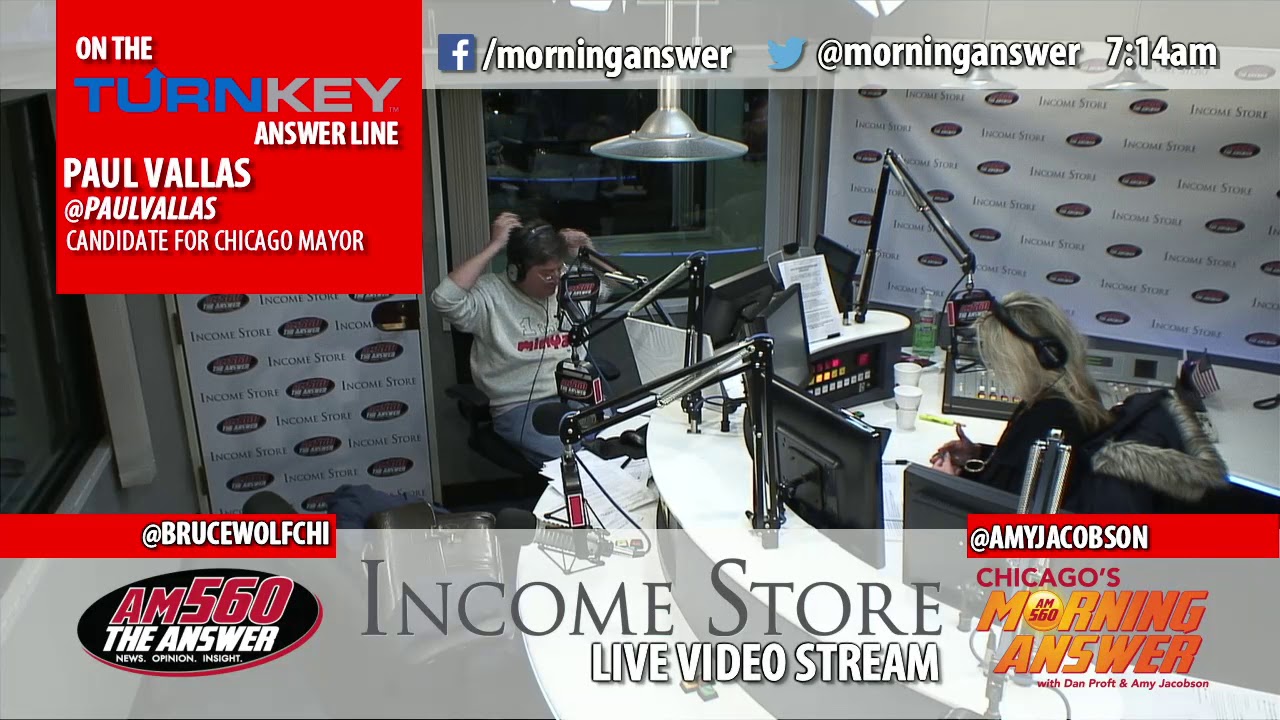 Paul Vallas talks about the race for Chicago Mayor with Amy Jacobson ...
