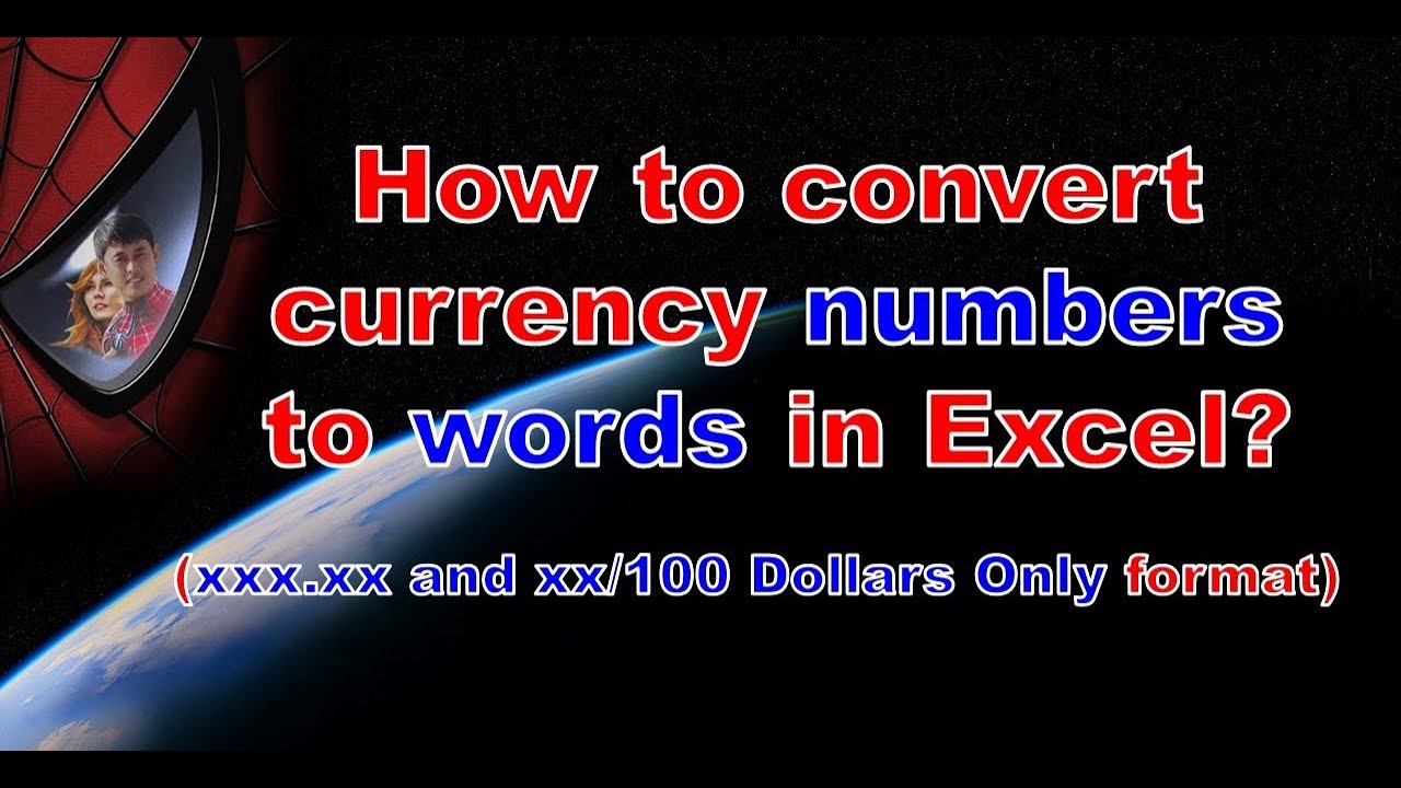 HOW TO CONVERT CURRENCY NUMBERS TO WORDS IN EXCEL PART 2 YouTube how-to-convert-currency-numbers-to-words-in-excel-part-2-youtube