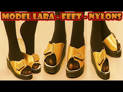 Model Lara FullHD Feet Nylons Pantyhose Collant Strumpfhose on 1-2-3.TV