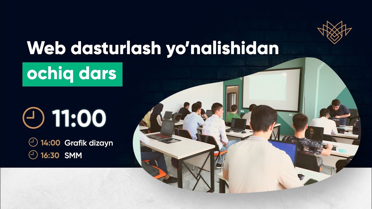 Web dasturlash kursidan ochiq dars - YouTube