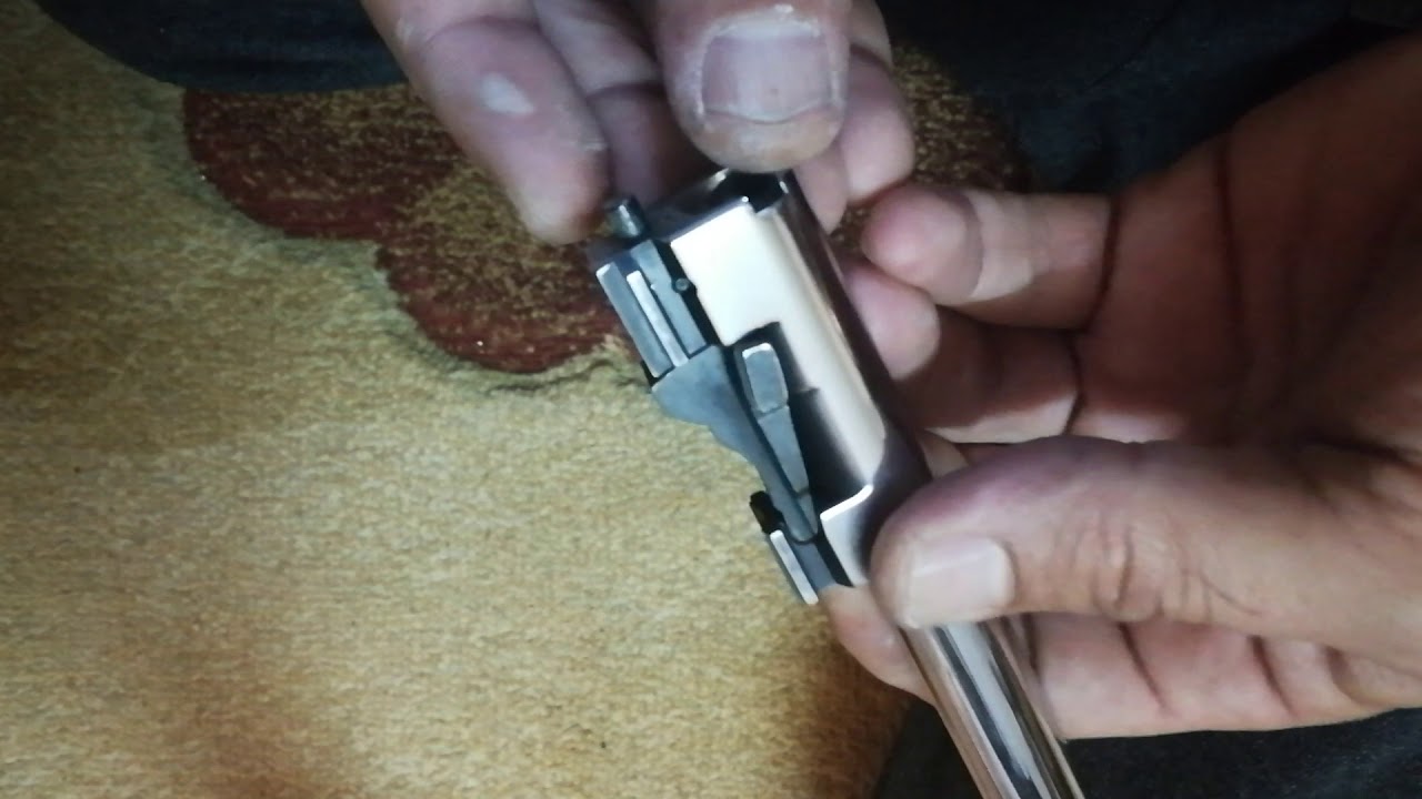 beretta 92fs barrel block - YouTube