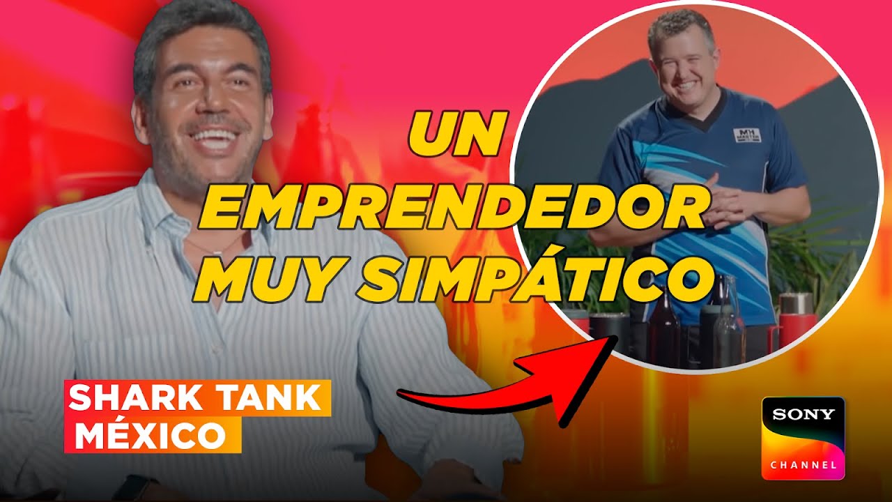 El emprendedor que cautivó a los Sharks 🤣 | Shark Tank México | Sony ...