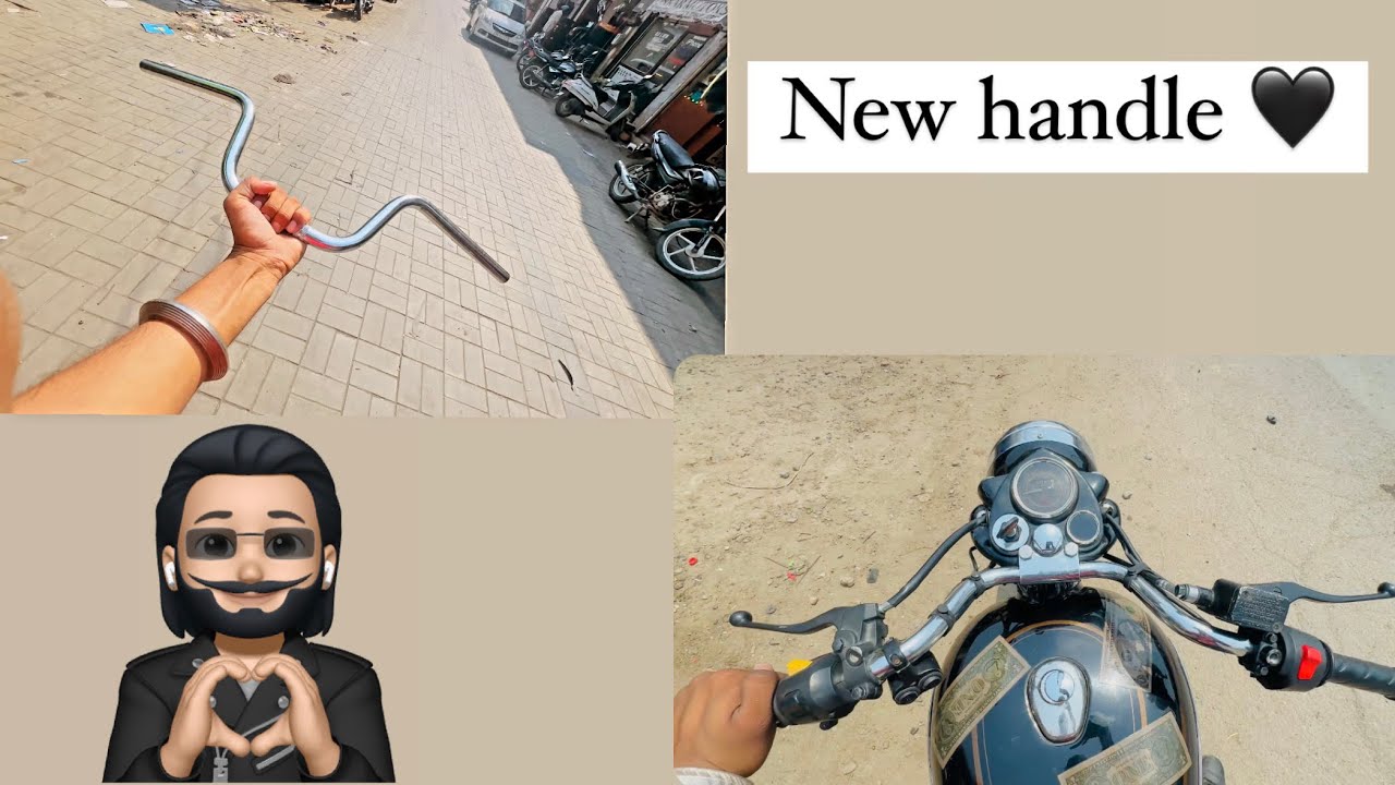 New handle for bullet 350🖤 - YouTube