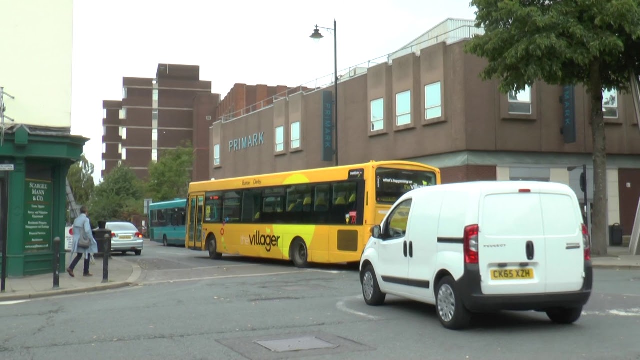 STAFFORDSHIRE BURTON ON TRENT BUSES OCT 2017 - YouTube