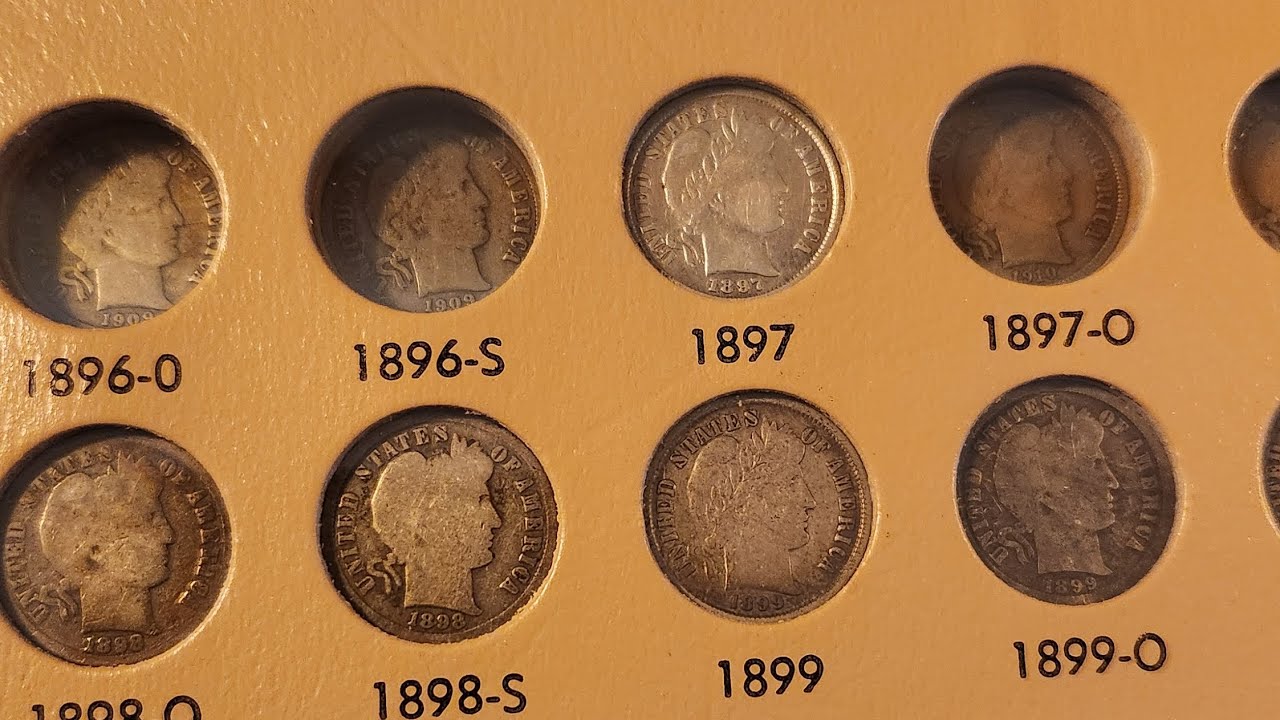 Collecting the Barber Dime series (1892-1916) #barberdime - YouTube