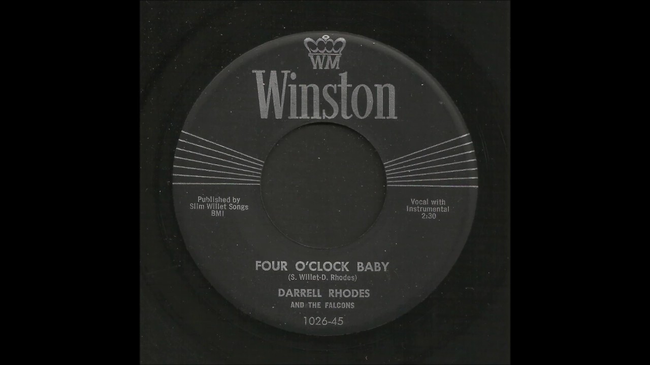 Darrell Rhodes - Four O'Clock Baby - Rockabilly 45 - YouTube