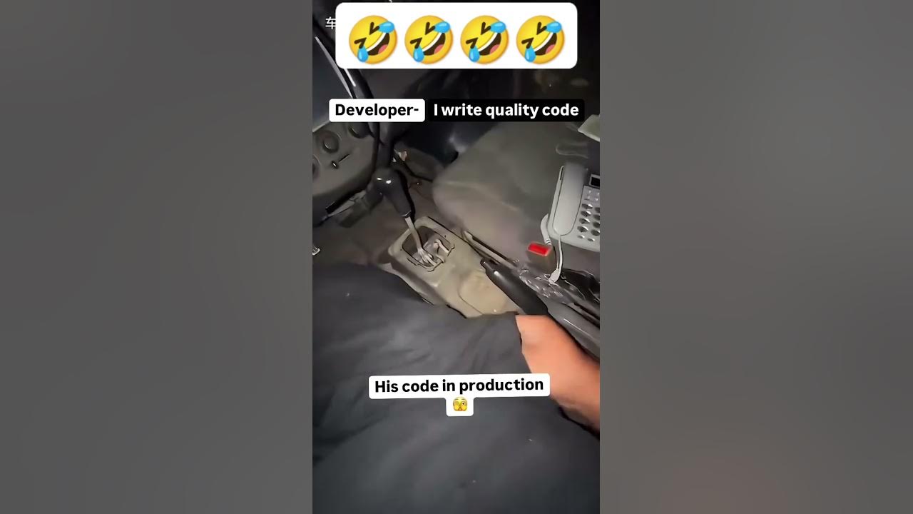 When the code is still in production 😂😂 #coding #programming #webdevelopment - YouTube