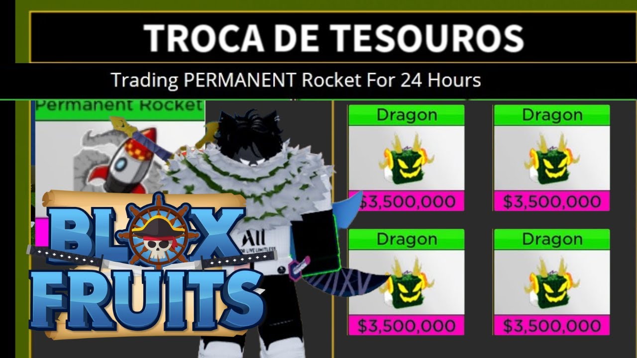 O Que as Pessoas Oferecem Pela Fruta Rocket Permanente no Blox Fruits ...